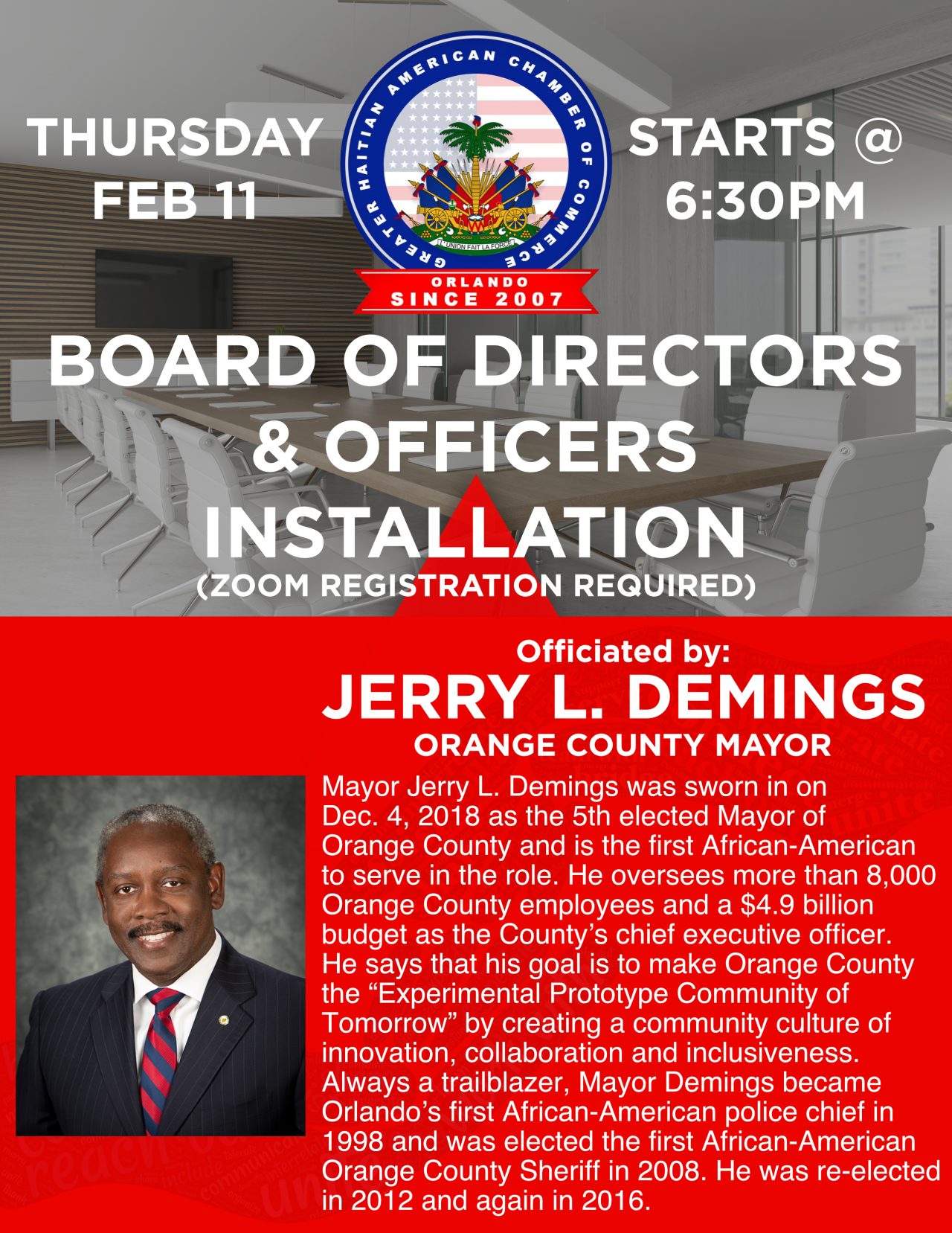 GHACC Installation of BOD & Officers 2021 | GHACC | Greater Haitian ...